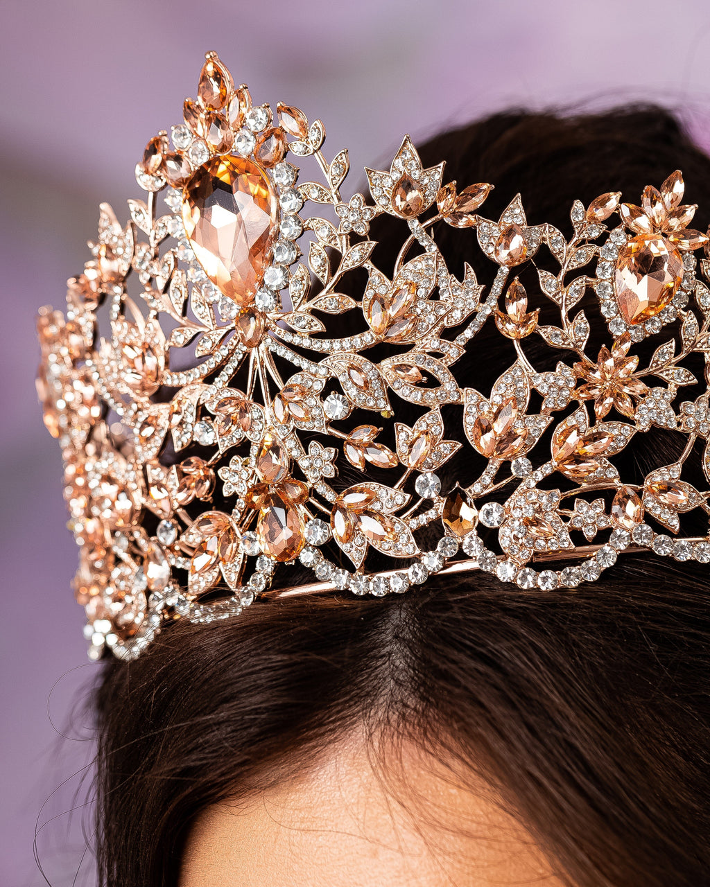 Rose Gold Quince Crown