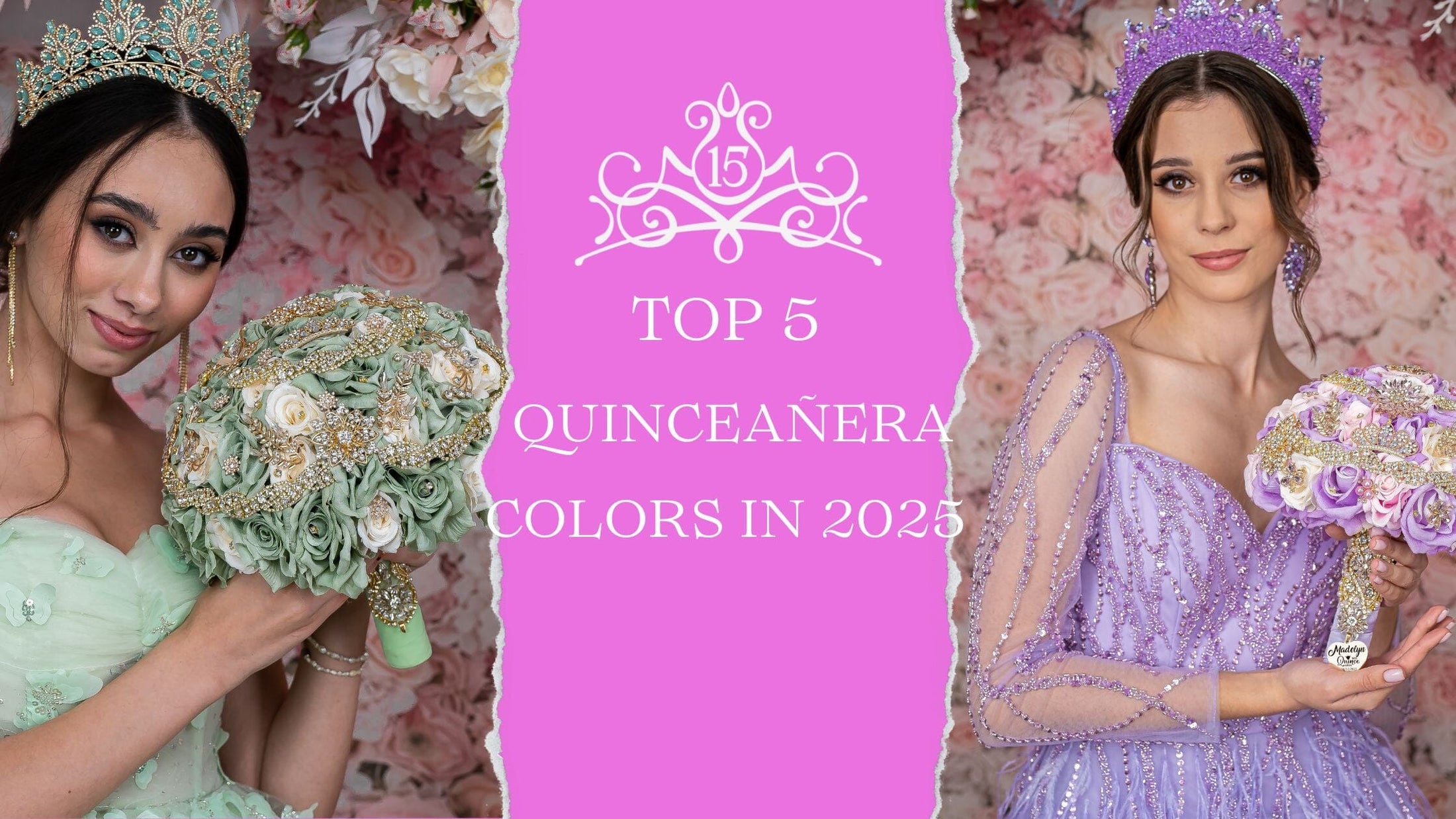 Top 5 Quinceañera colors in 2025 / quinceanera-decor