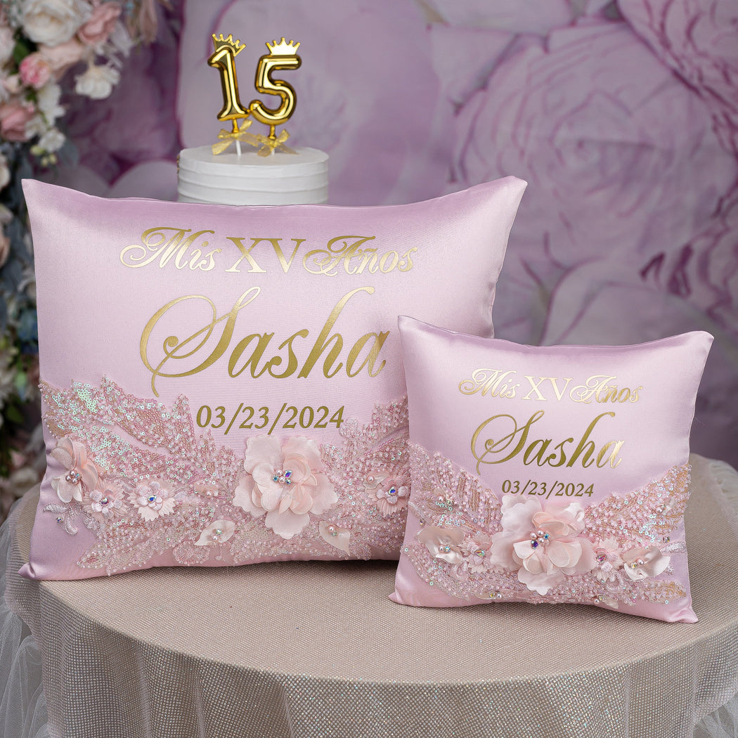 Pink Iridescent quinceanera toasting package | Blush Brindis Package ...
