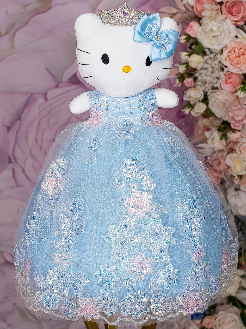 Light blue Kitty for Quinceanera / quinceanera-decor