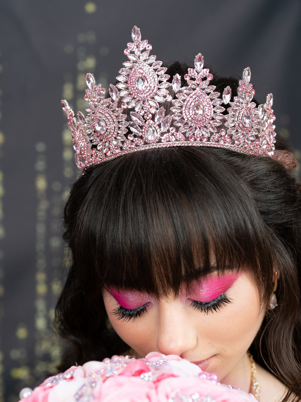 Coronas de Quinceañera Pink Princess Style / quinceanera-decor